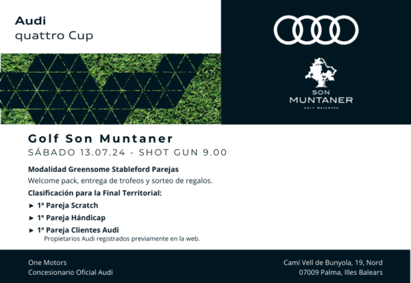 ¡Prepárese para el Torneo AUDI quattro Cup! - Arabella Golf Mallorca